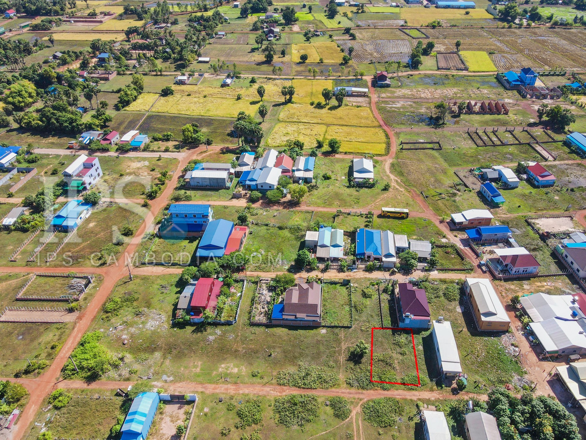 200 Sqm Land for Sale - Chreav, Siem Reap 11411 | IPS Cambodia