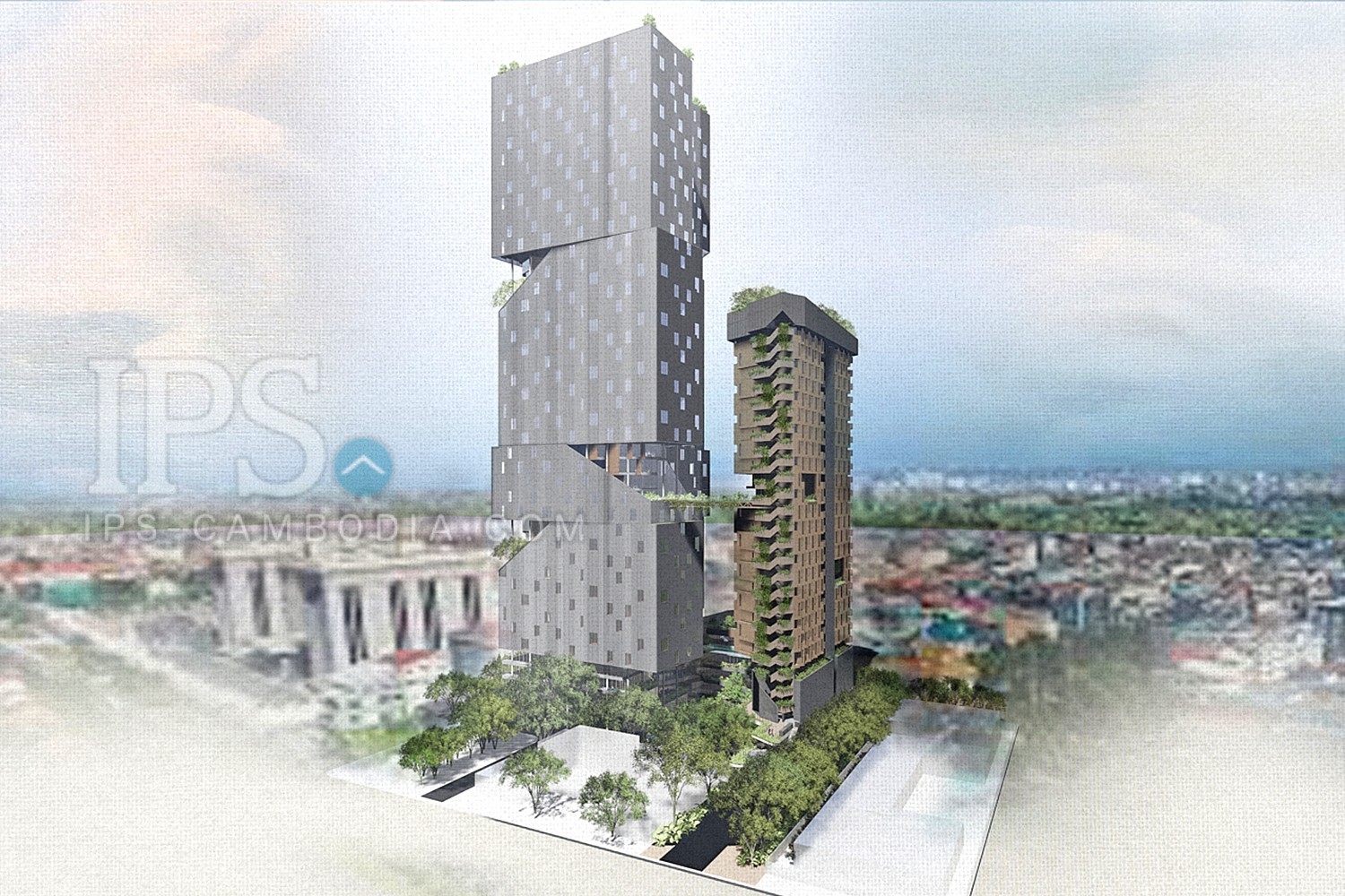 Odom Tower Stratatitled Offices For Sale Along Norodom Blvdphnom Penh ...
