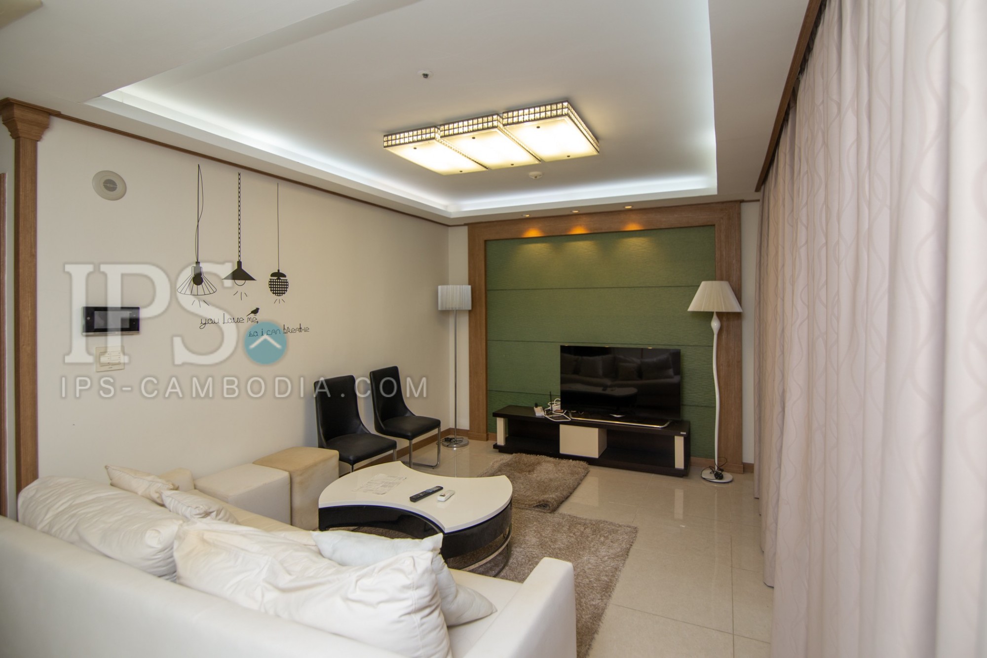 2 Bedroom Serviced Apartment For Rent - BKK1 , Phnom Penh | IPS Cambodia