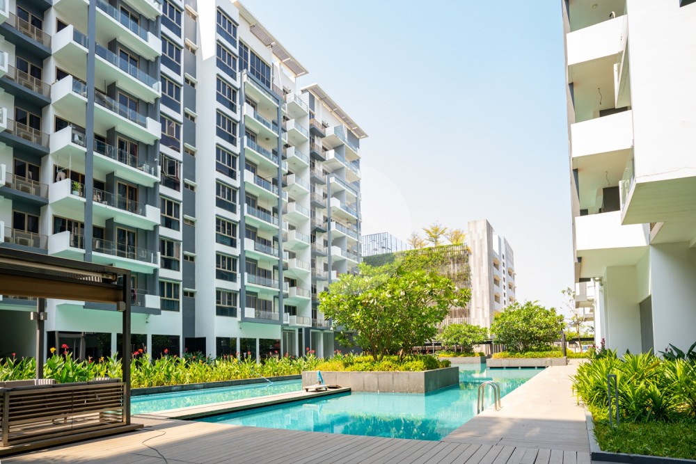 32 Sqm Studio Condo For Rent - Teuk Thla, Phnom Penh | IPS Cambodia